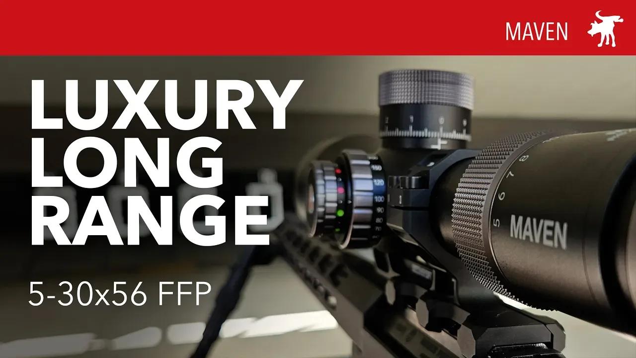 Maven 5-30x56 FFP scope