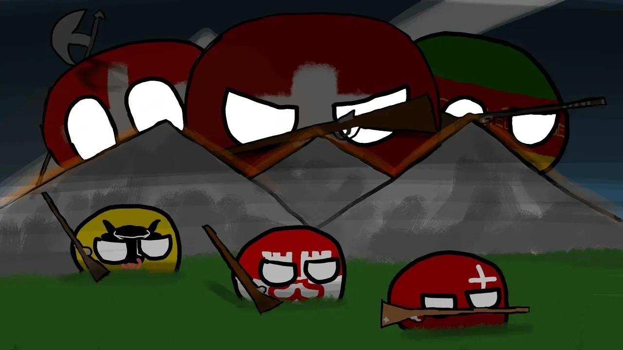 Full History of Switzerland - Countryballs