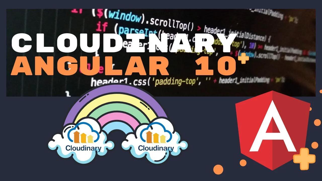 Angular and Cloudinary uploading files with drag and drop