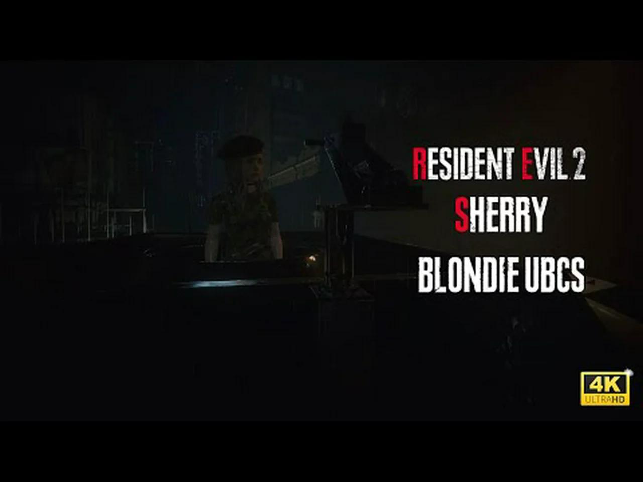 Resident Evil 2 Remake Sherry Blondie UBCS [4K] Exclusive Mod