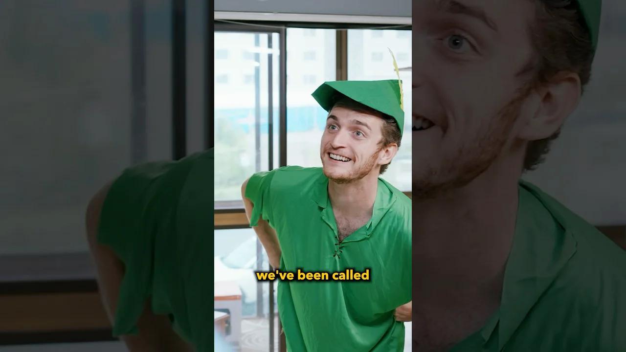 Peter Pan really fell off