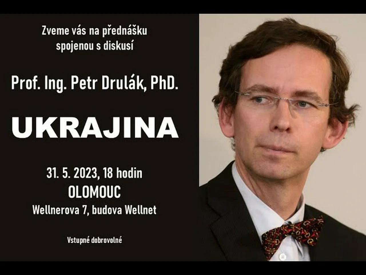 Prof. Petr Drulák, PhD. na debatě v Olomouci