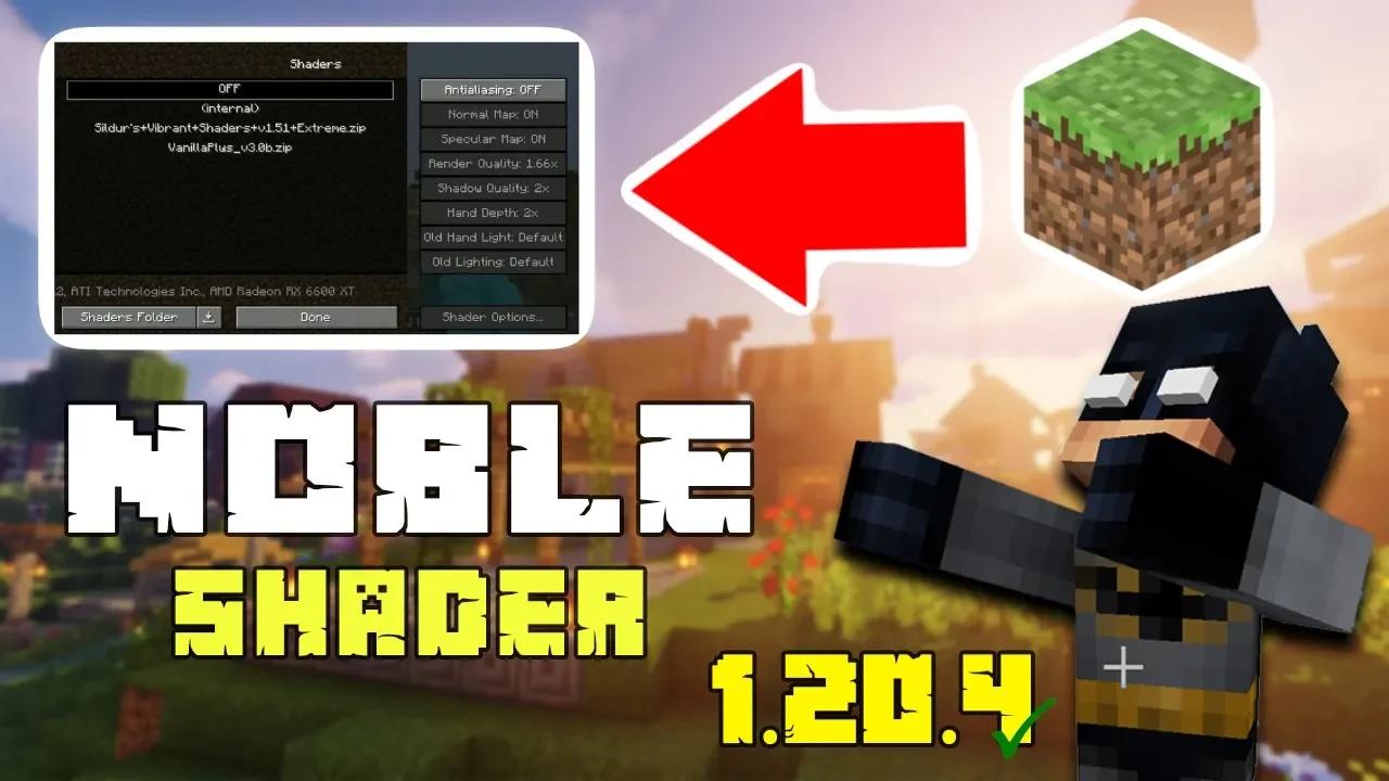 How To Download & Install Noble Shader for Minecraft 1.20.4