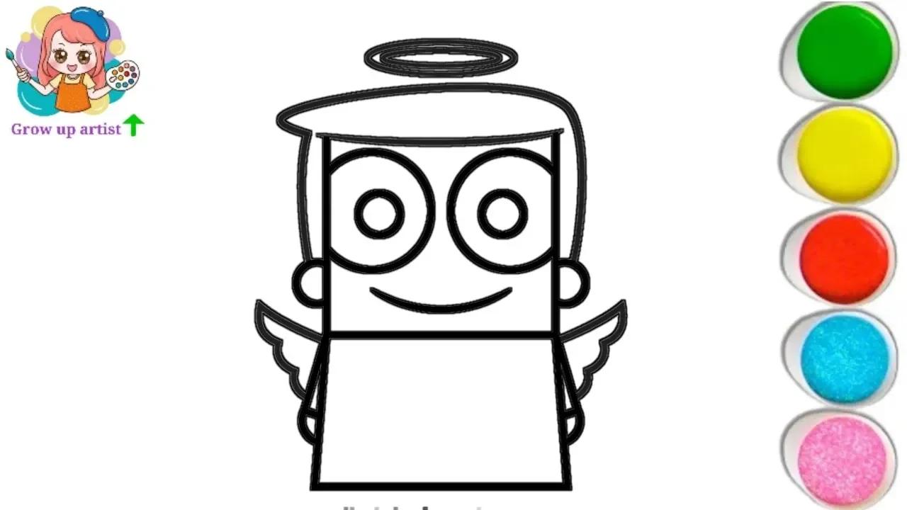 "Fun and Easy Cartoon Angels Drawing Tutorial"