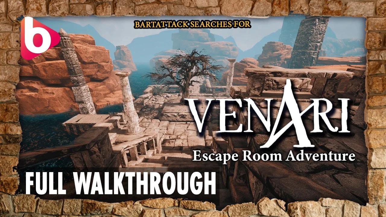 VENARI escape room adventure | Full Walkthrough | in search for the ...