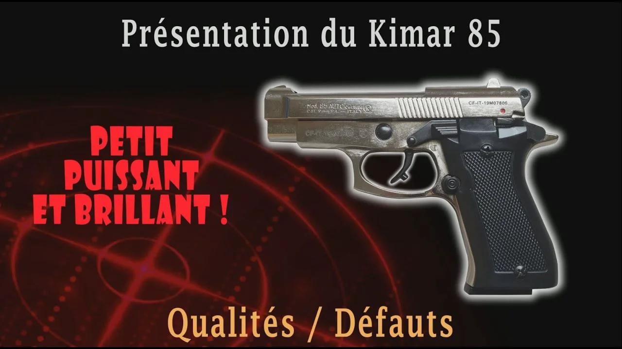 Présentation du Kimar 85 - 9mm PAK (réplique du Beretta 85 cheetah)