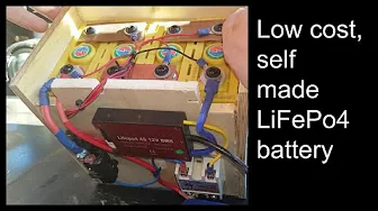 Cheap, self made LiFePO4 battery