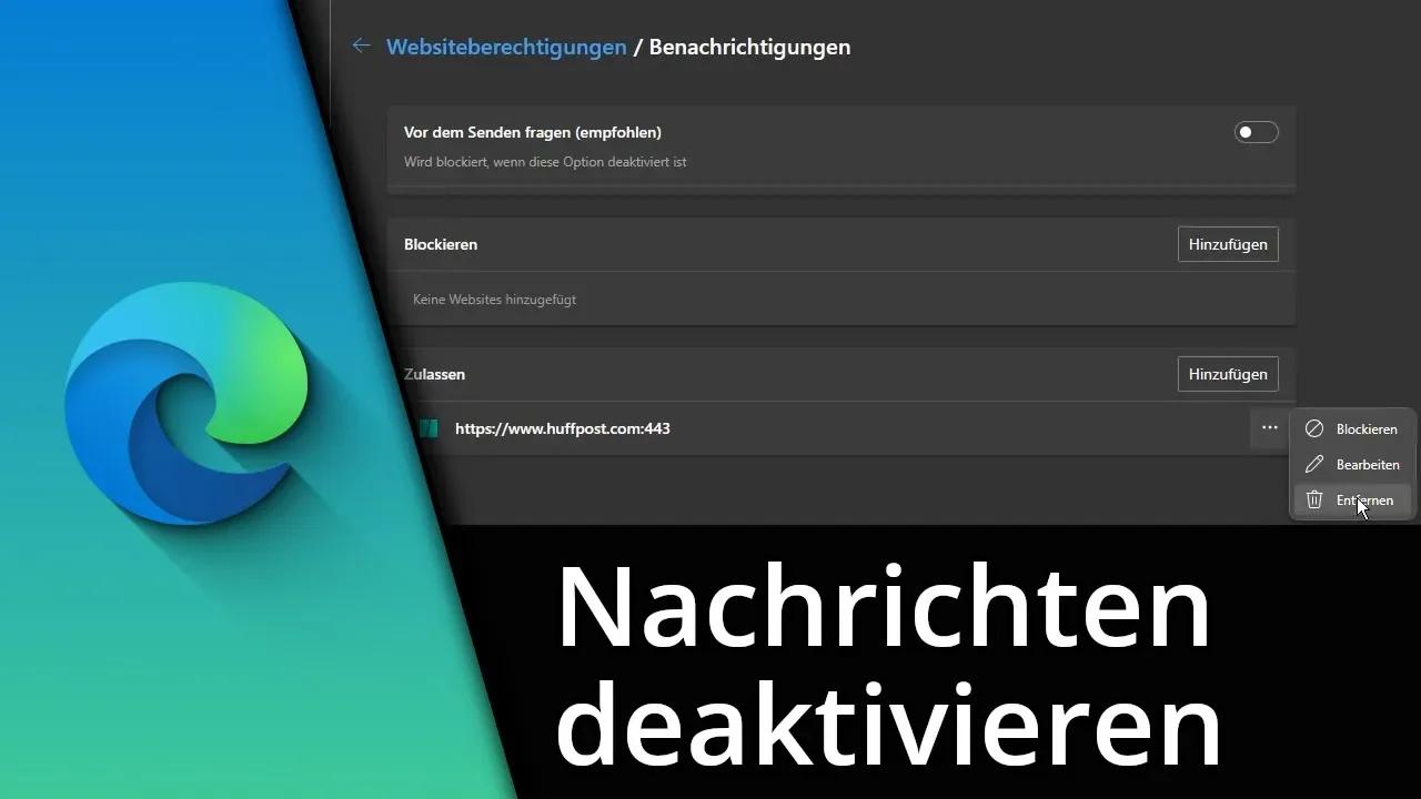 Edge Benachrichtigungen deaktivieren | Edge Nachrichten deaktivieren ...
