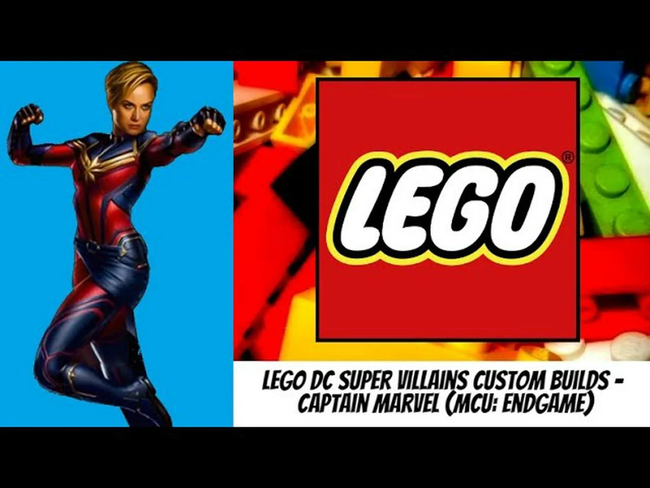 LEGO DC Super Villains Custom Builds - Captain Marvel (MCU: Endgame)