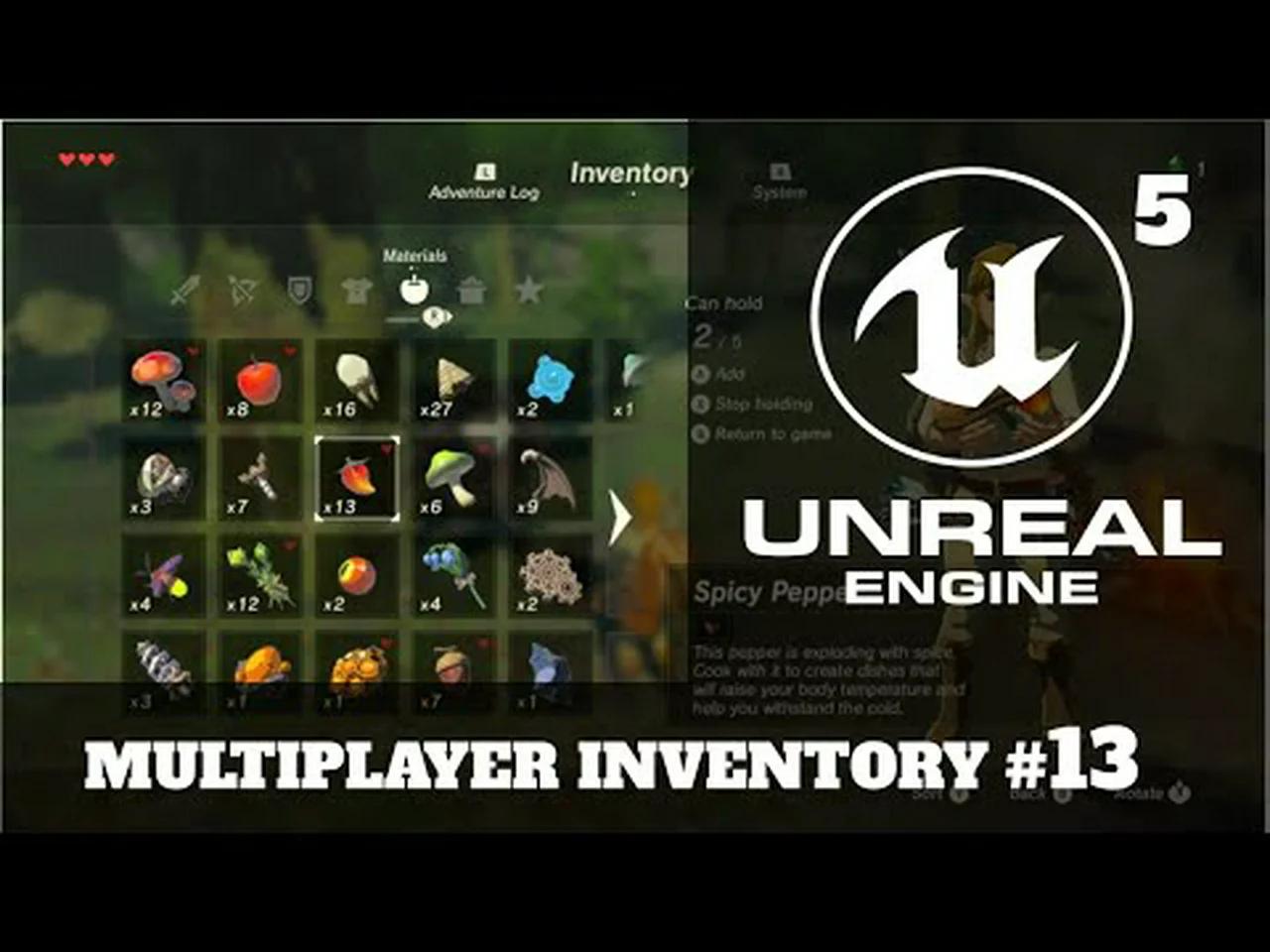 UE5 - Multiplayer Inventory Component #13- Split and drop items part 3