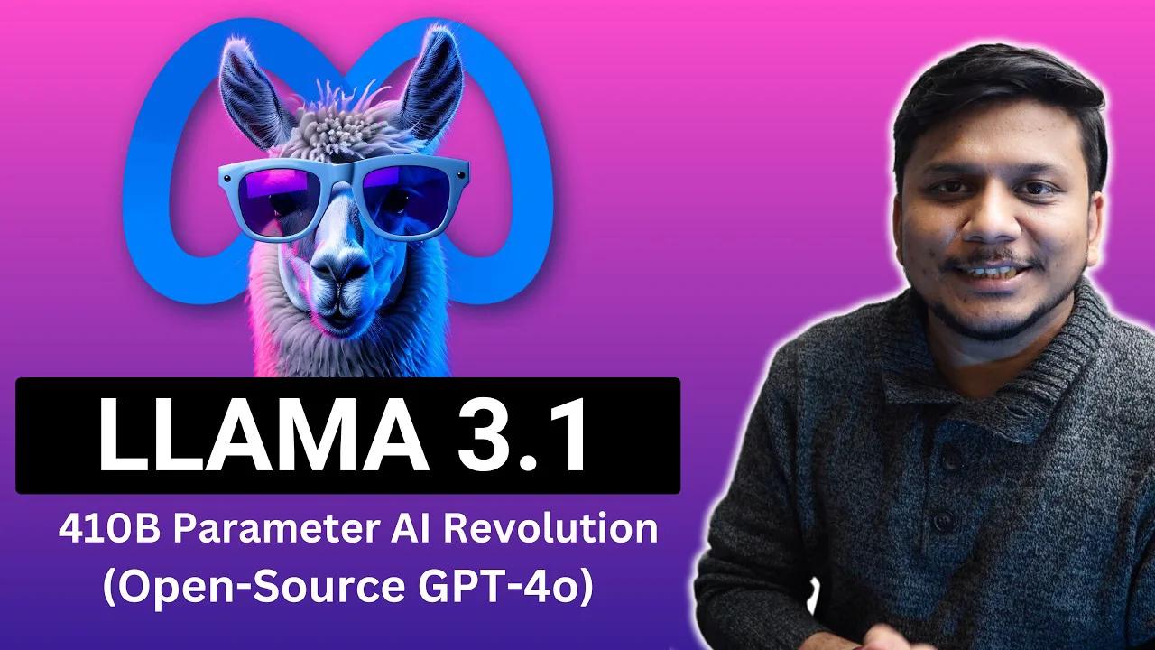 Meta AI's Llama 3.1: The 410 Billion Parameter AI Revolution | How to Use This Open-Source GPT-4o