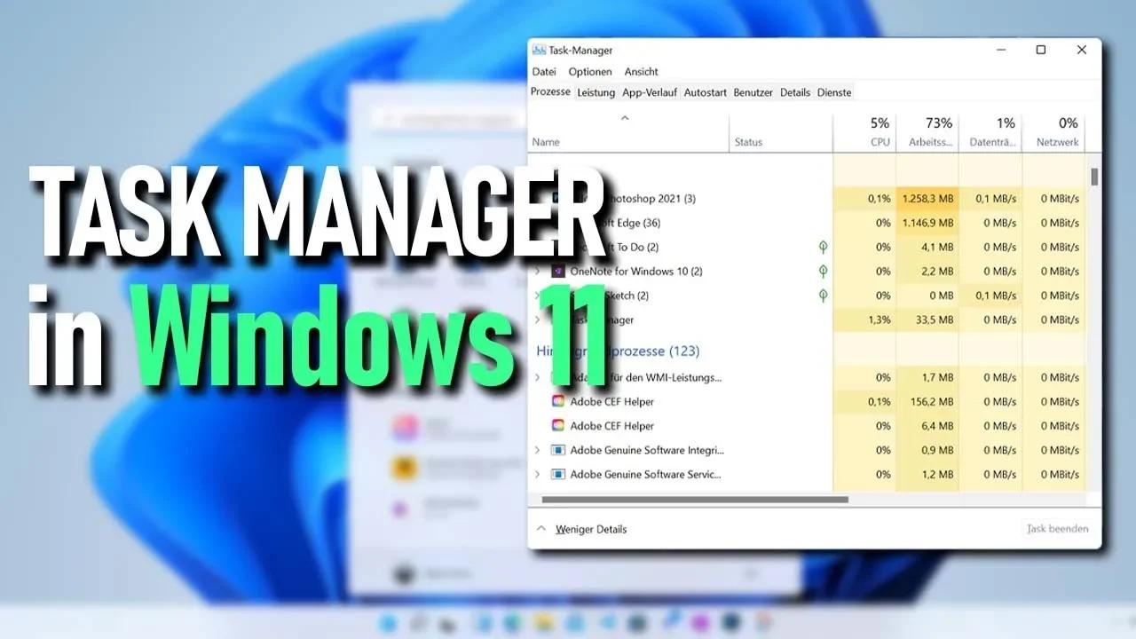 Task-Manager unter Windows 11 öffnen