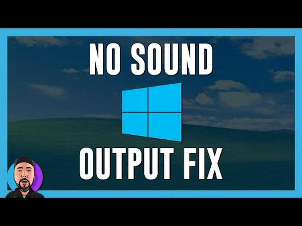 Fix No Sound Output on Windows