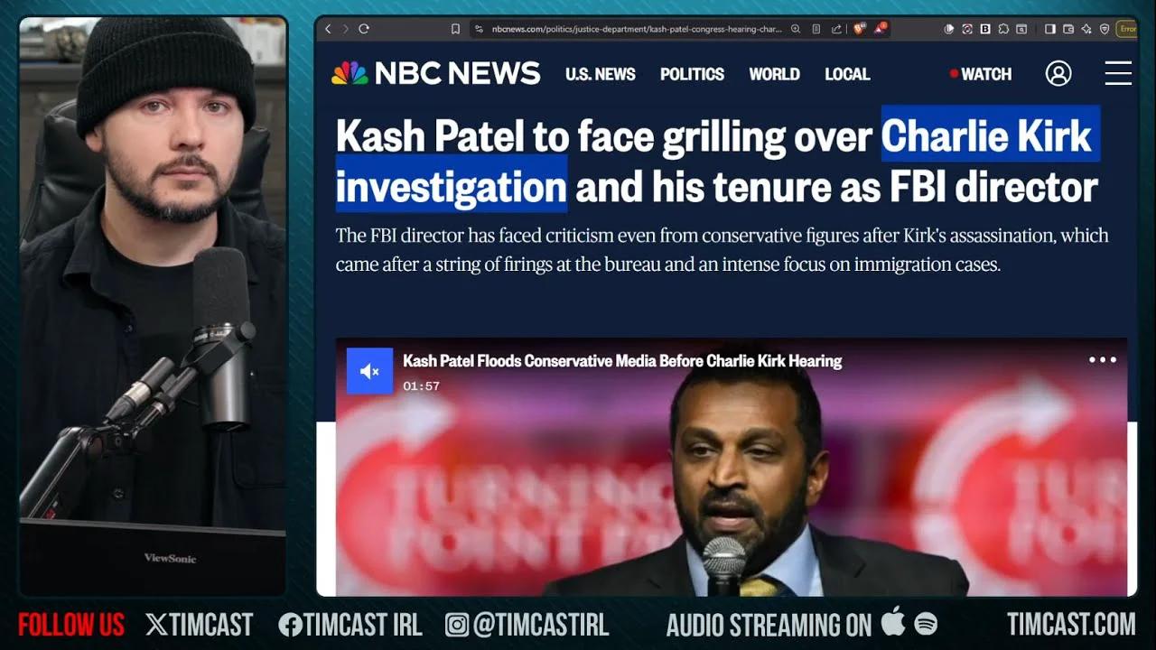 🚨LIVE: Kash Patel Testifies Over Charlie Kirk Assassination In Senate ...