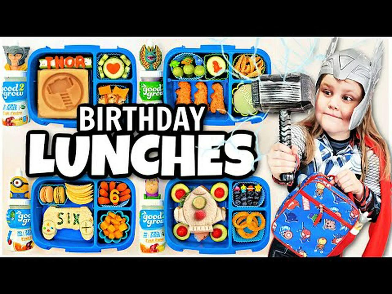 Eating MOVIE Themed Food in Real Life?! + AWESOME 6th Birthday Lunch ...