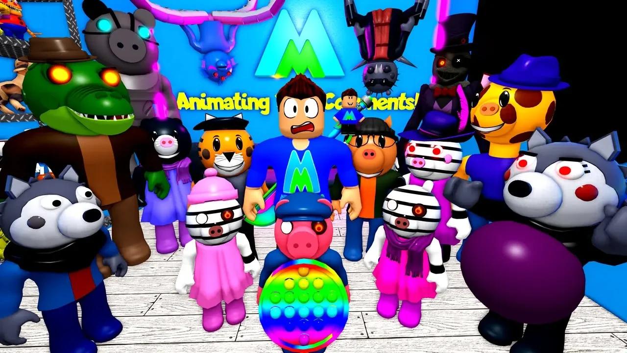 Roblox Piggy Animating Your Comments Book 2 Funny Roleplay Animations
