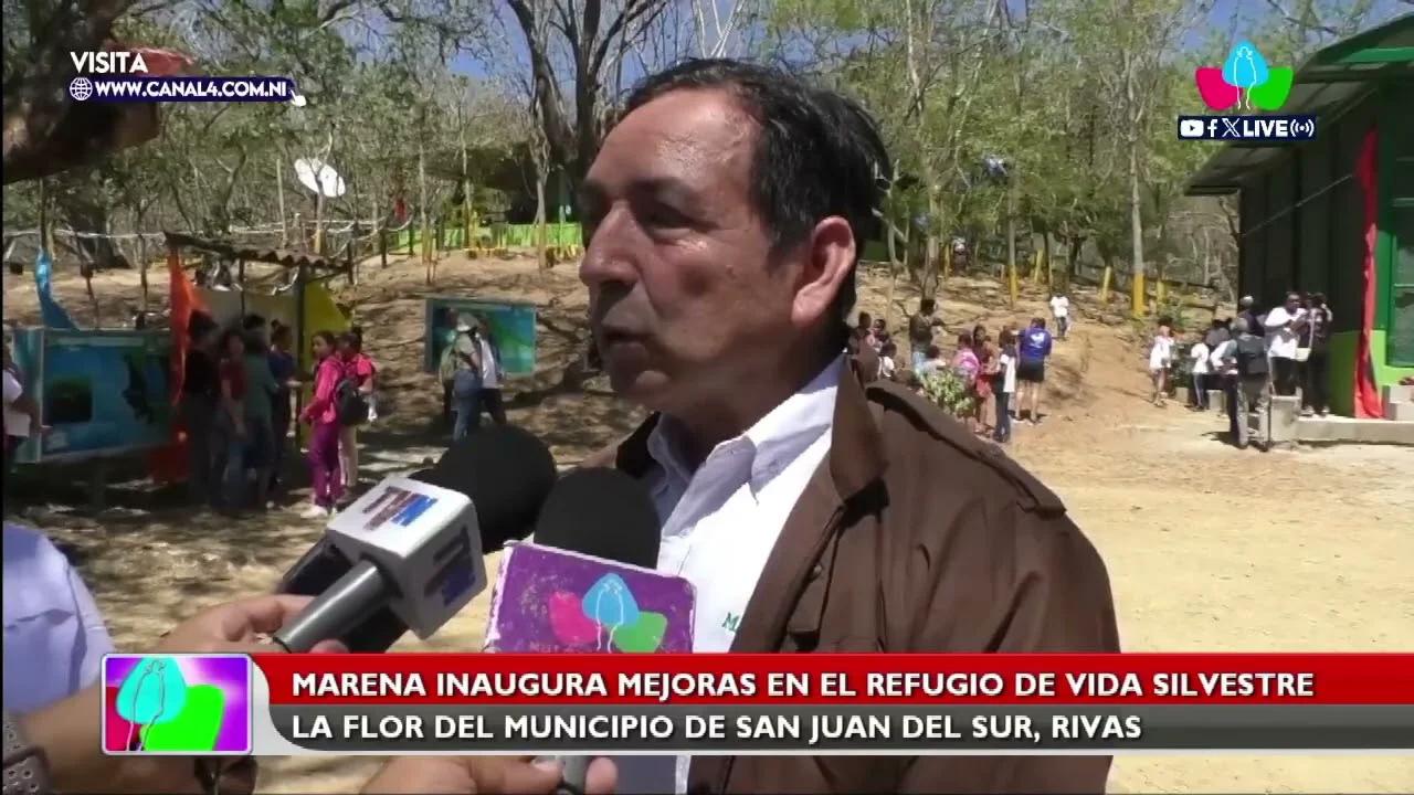 MARENA inaugura mejoras en refugio de vida silvestre La Flor del de San ...