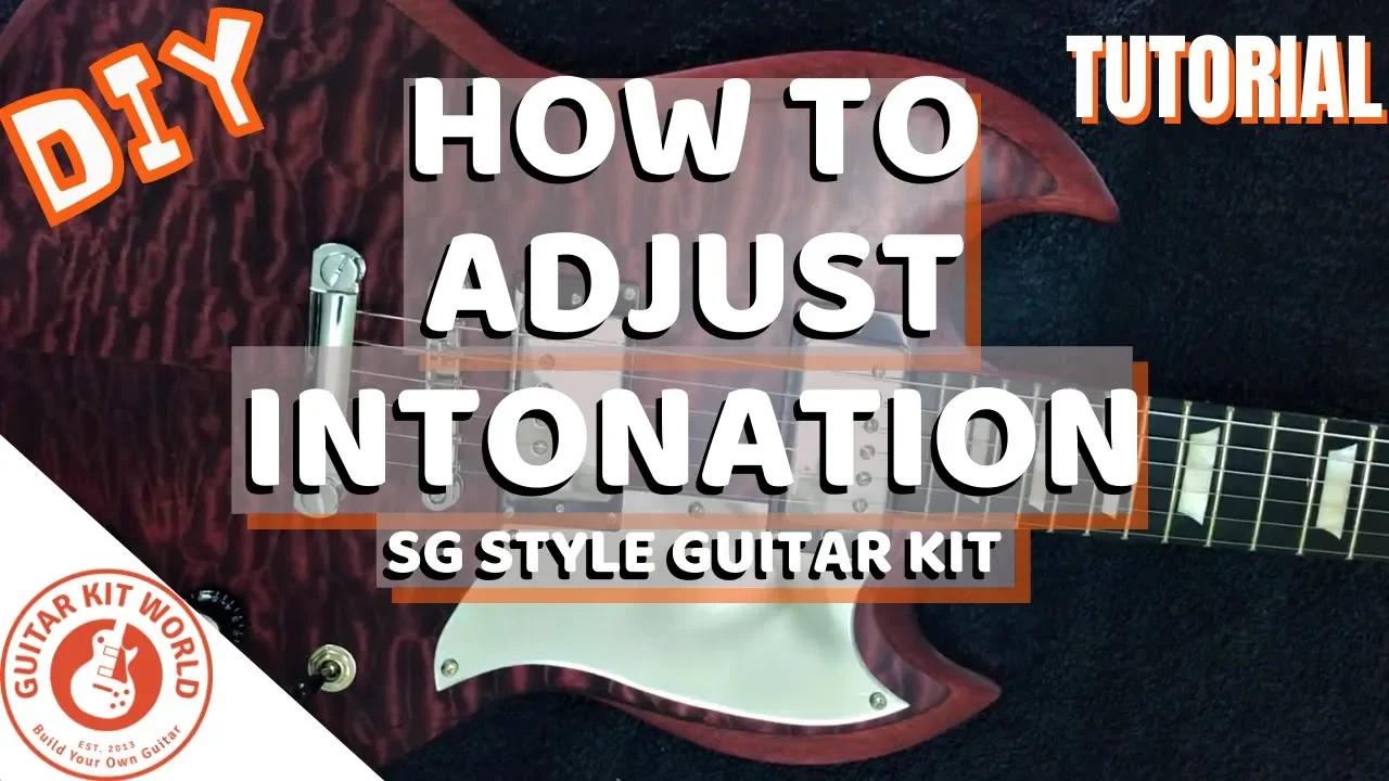 Intonating the guitar | SG Guitar Kit