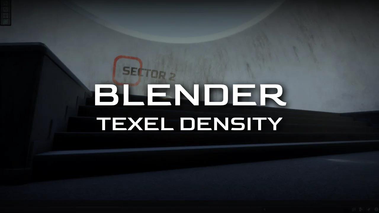 Blender Texel Density