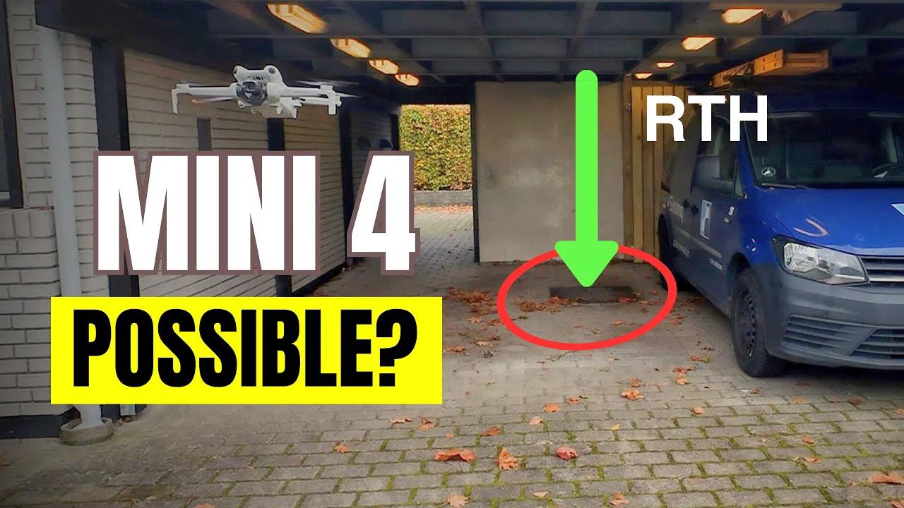 Can Mini 4 Pro DO THIS! - DJI Mini 4 Pro RTH Test (under covered roof)