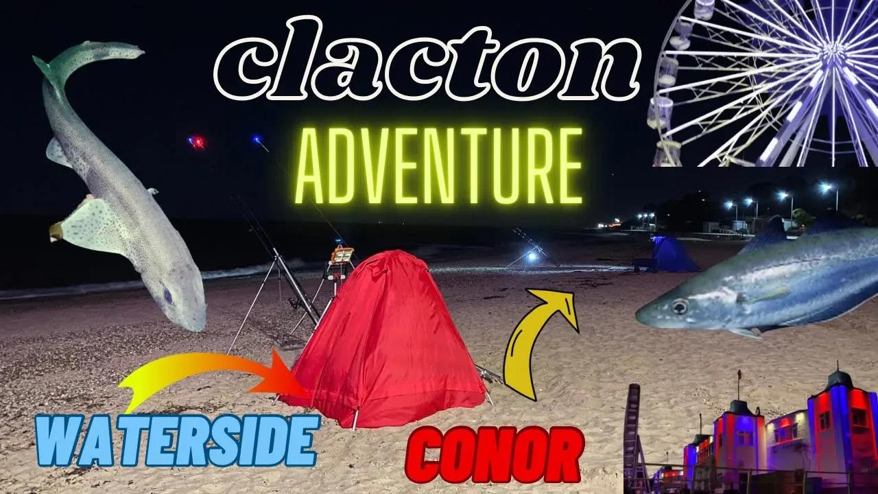 Sea Fishing Clacton Essex UK Shore Beach Next to the Pier Sunshine ...