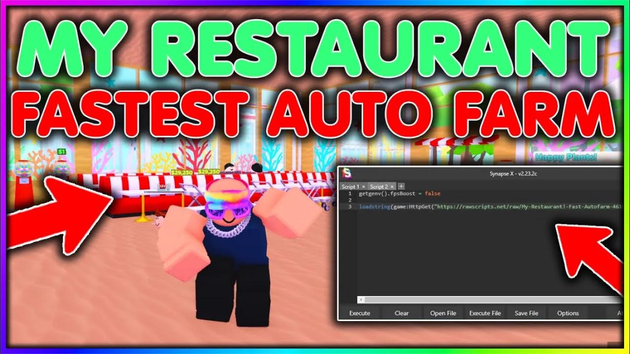 MY RESTAURANT Script HACK | FASTEST AUTO FARM, SUPER FAST NCP, ADMIN ...