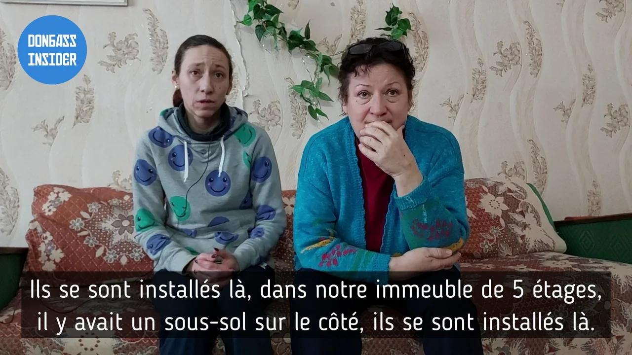 CHRISTELLE NEANT : Interview avec des réfugiés de Soledar et Bakhmout ...