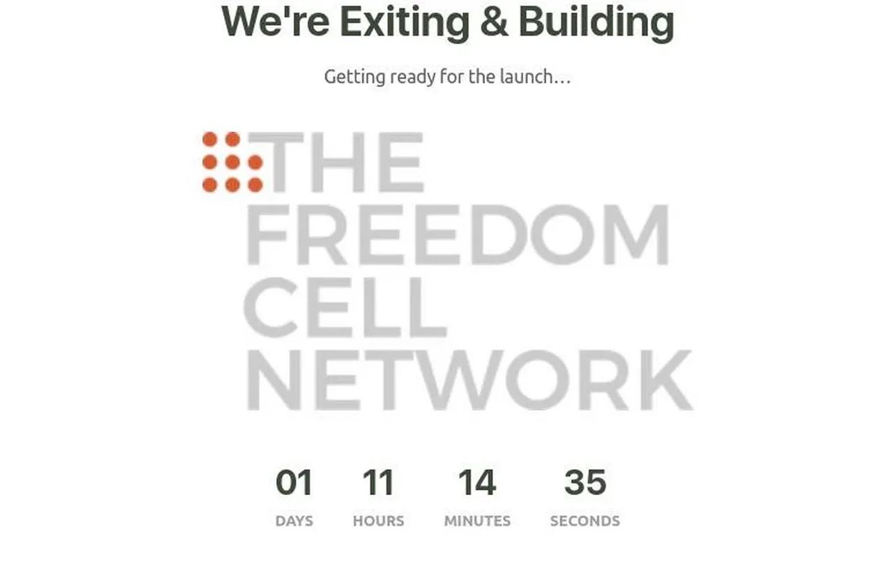 The NEW Freedom Cell Network websites launches on Monday!
