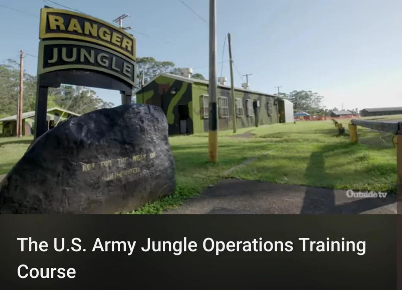 The U.S. Army Jungle Operations Training Course