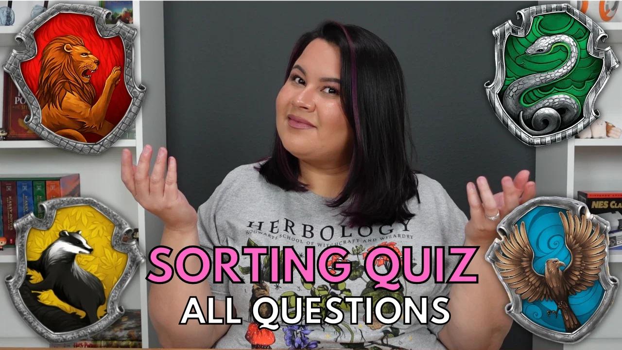 Taking the Hogwarts House Sorting Quiz! (ALL QUESTIONS)