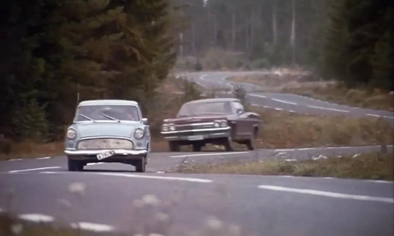 Exponerad (1971) - Biljaktsplats
