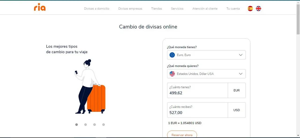 RIA// Transferencias internacionales, envíos de dinero en línea. Envios ...