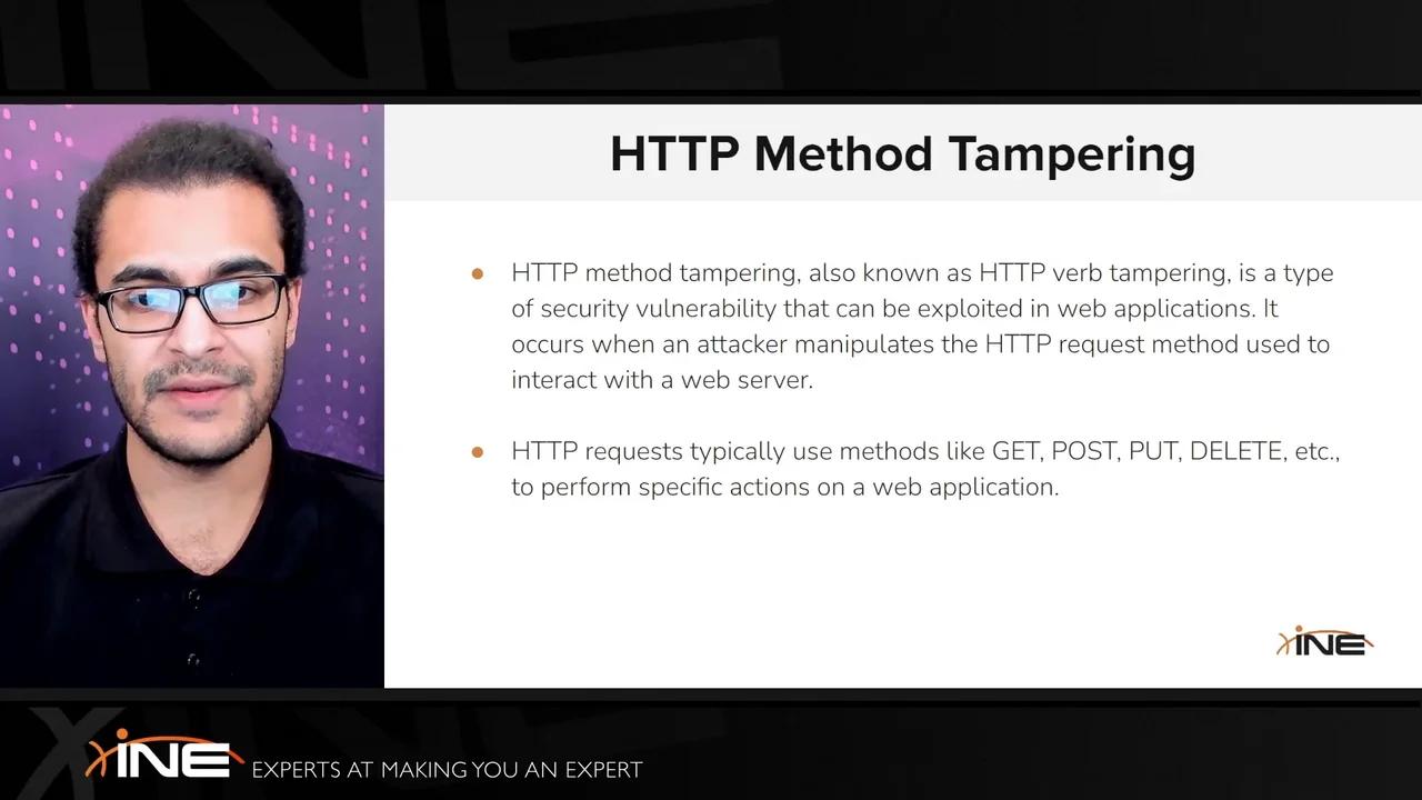 2. HTTP Method Tampering | Testing for Common Attacks