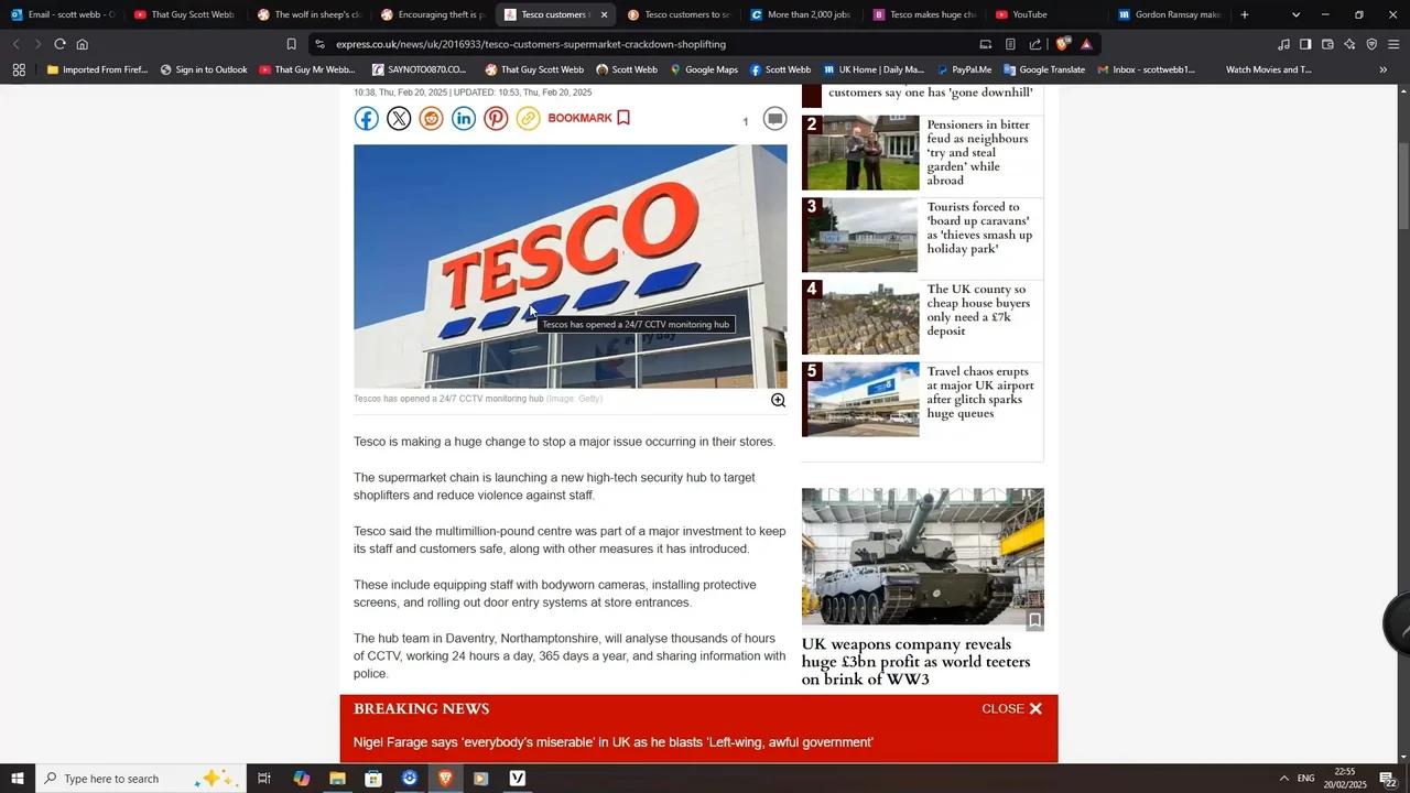 Tesco rolling out security measures