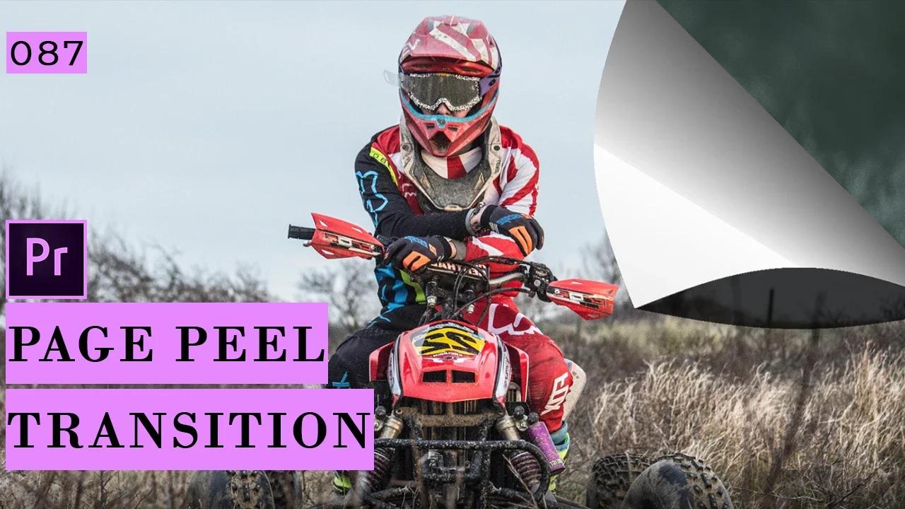 Create a Page Peel Transition in Premiere Pro