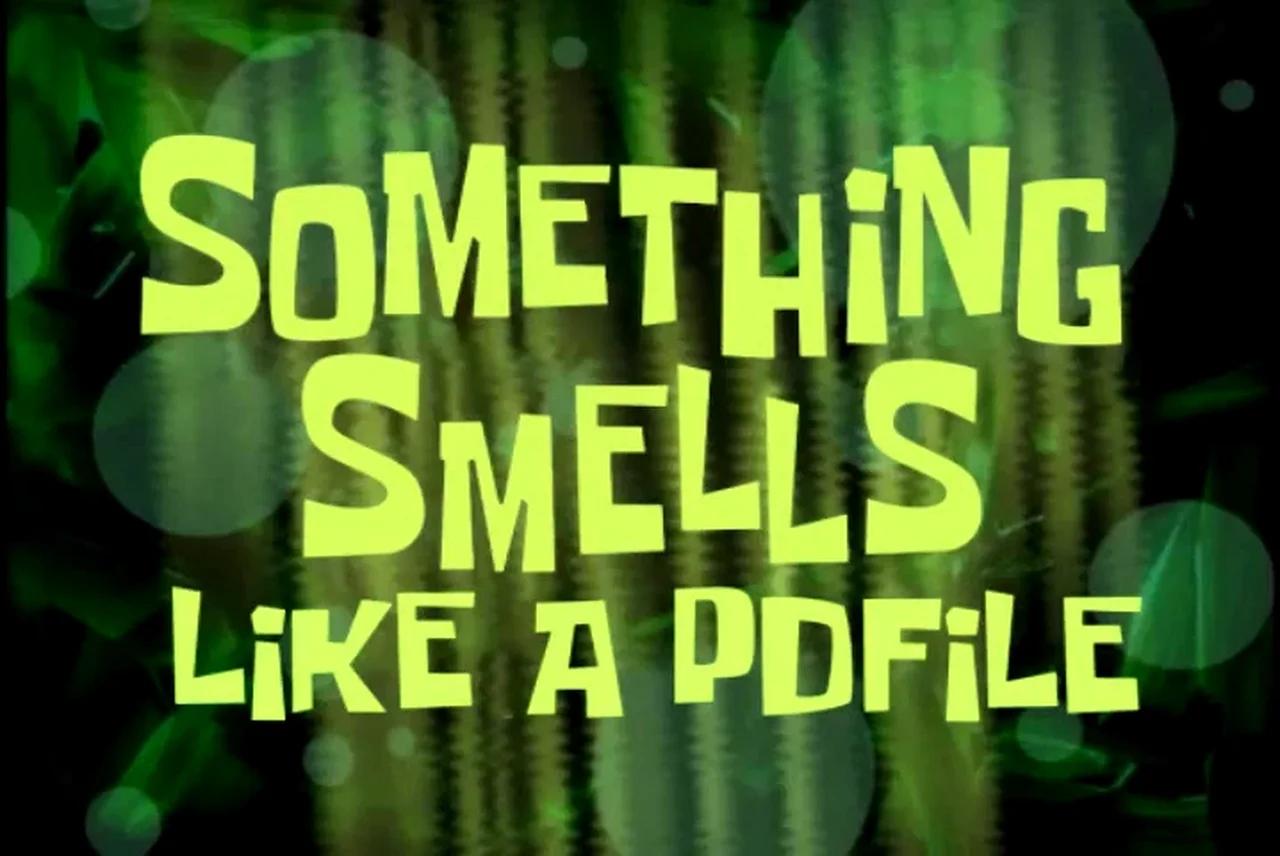 Spongebob [edited] Something Smells [redux]