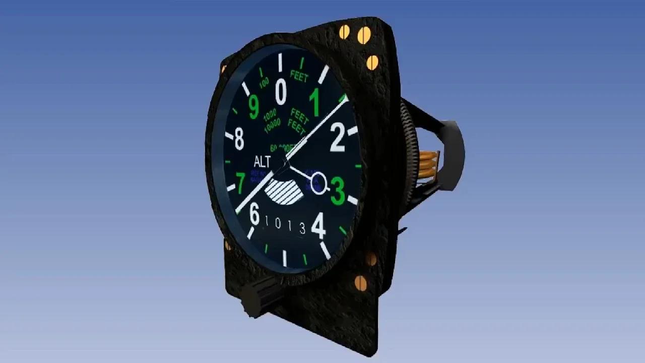 07 ATPL Training Flight Instruments #07 Pressure Altimeter Operation ...