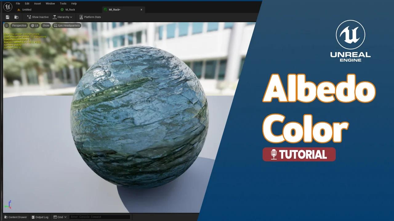 Tutorial: Using Blueprints to Change Parameters of the Albedo Color Map ...