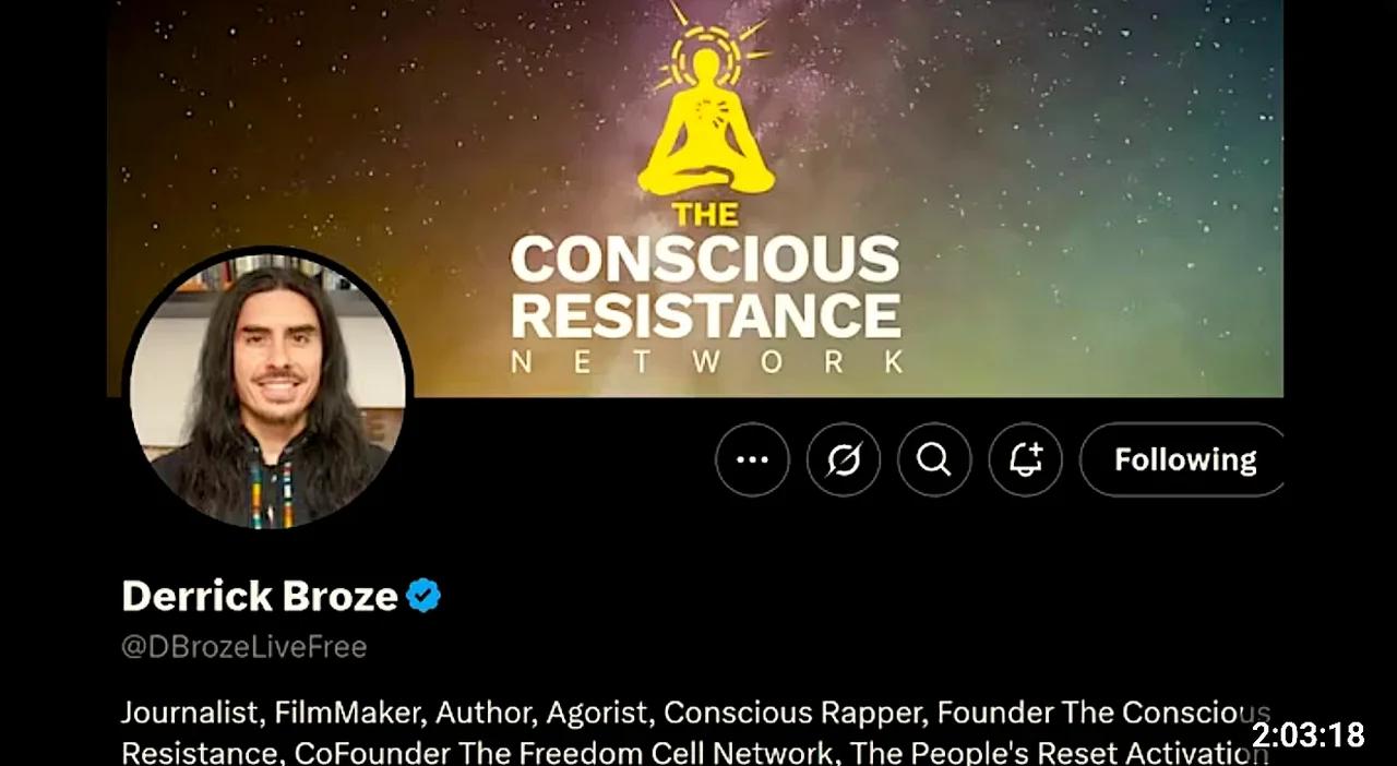 Derrick Broze of The Conscious Resistance Network Chats w/ ARCHAIX