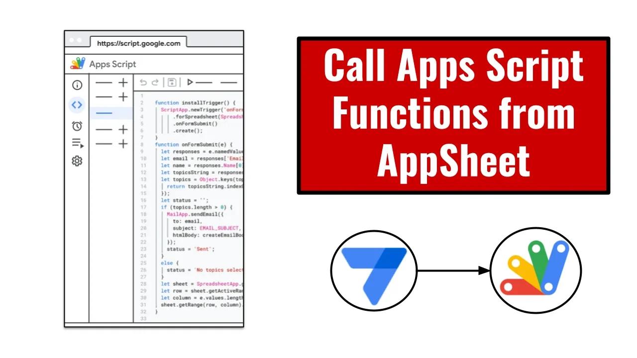 Check it out! New Apps Script Functionality in AppSheet