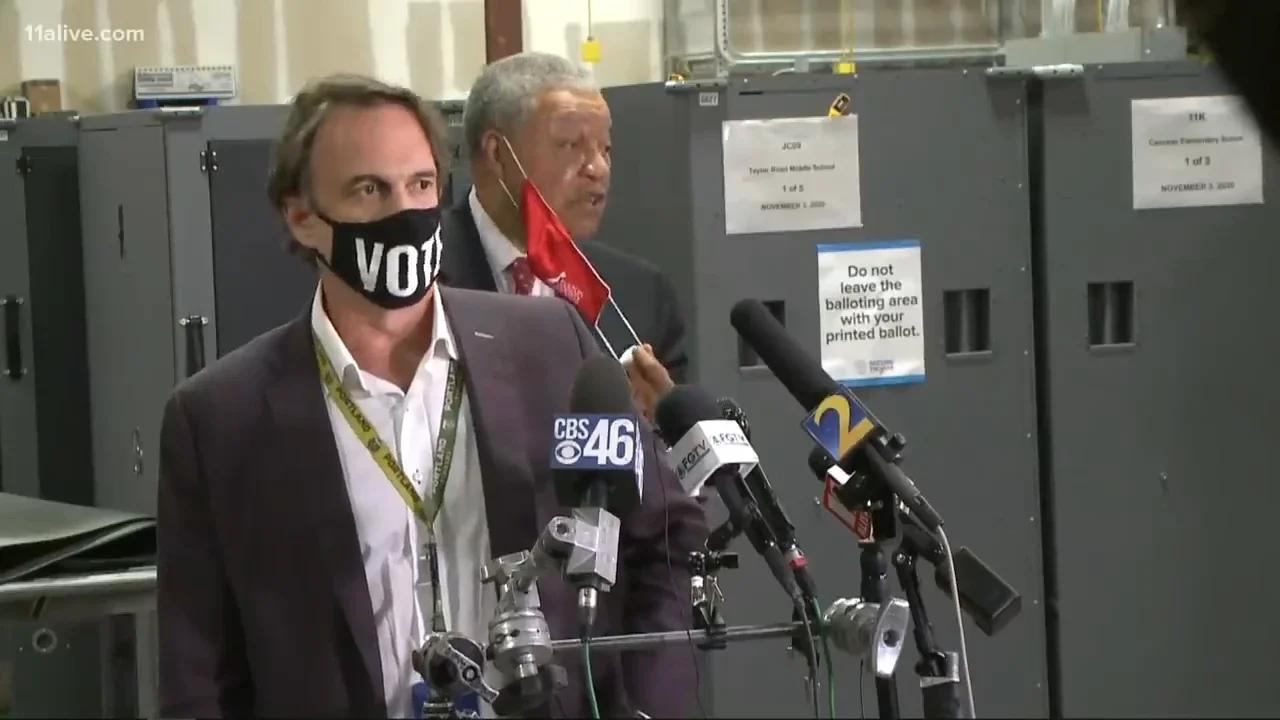 Elections 2020 Fulton County election officials address claims worker ...