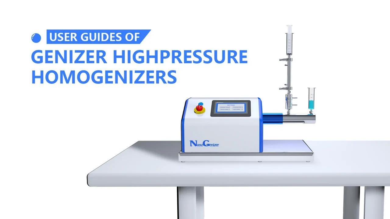 How to use high pressure homogenizer for nanomaterials?