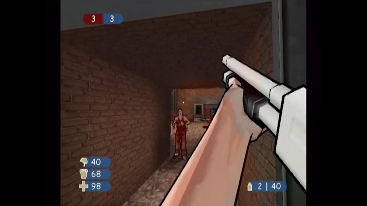 XIII Multiplayer (GameCube) - Team Deathmatch on Kellownee