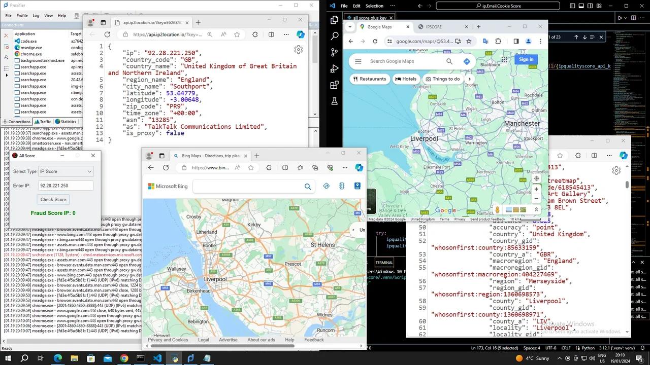 All Score (Cek Konsistensi Geolocation Ip Vs Gps)