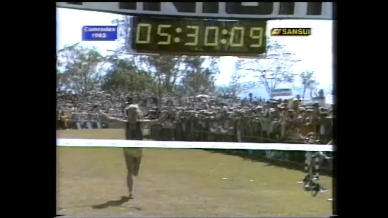 Bruce Fordyce wins the 1983 Comrades Marathon