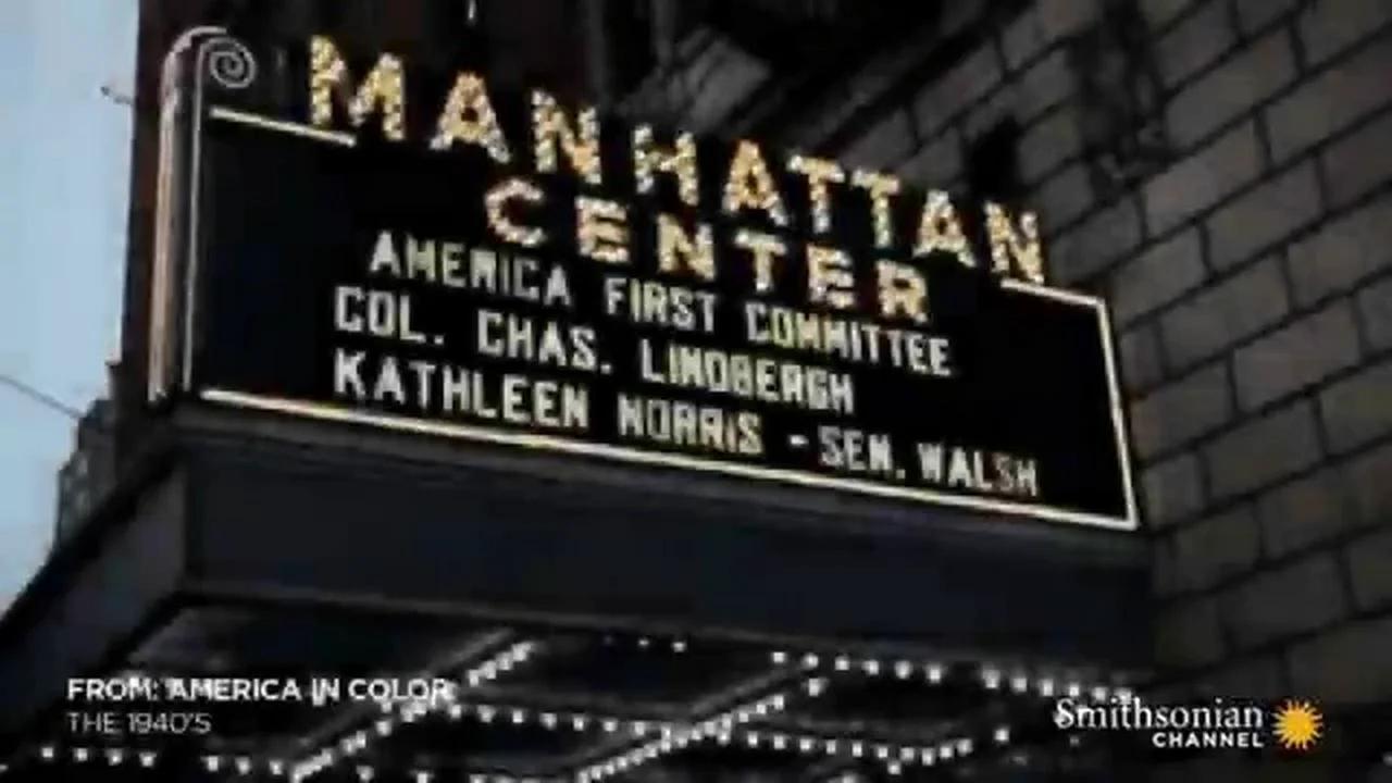 America in Color- Charles Lindbergh on Involvement in World War II