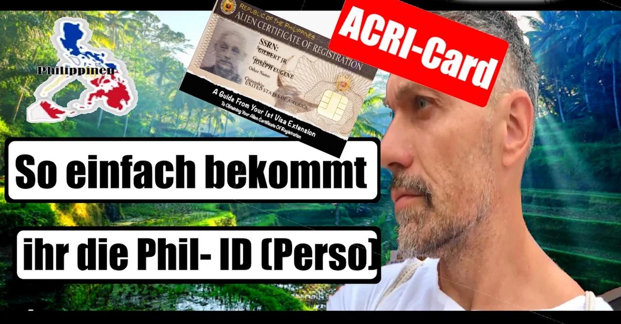 So einfach bekommt ihr die Phil ID, so leicht bekommt ihr die ...