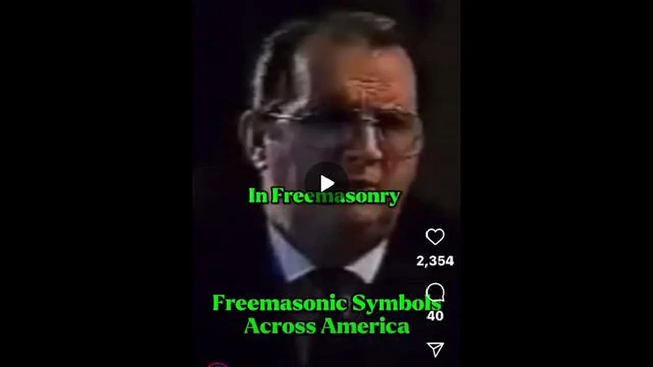 Freemasonic symbolism is everywhere!!