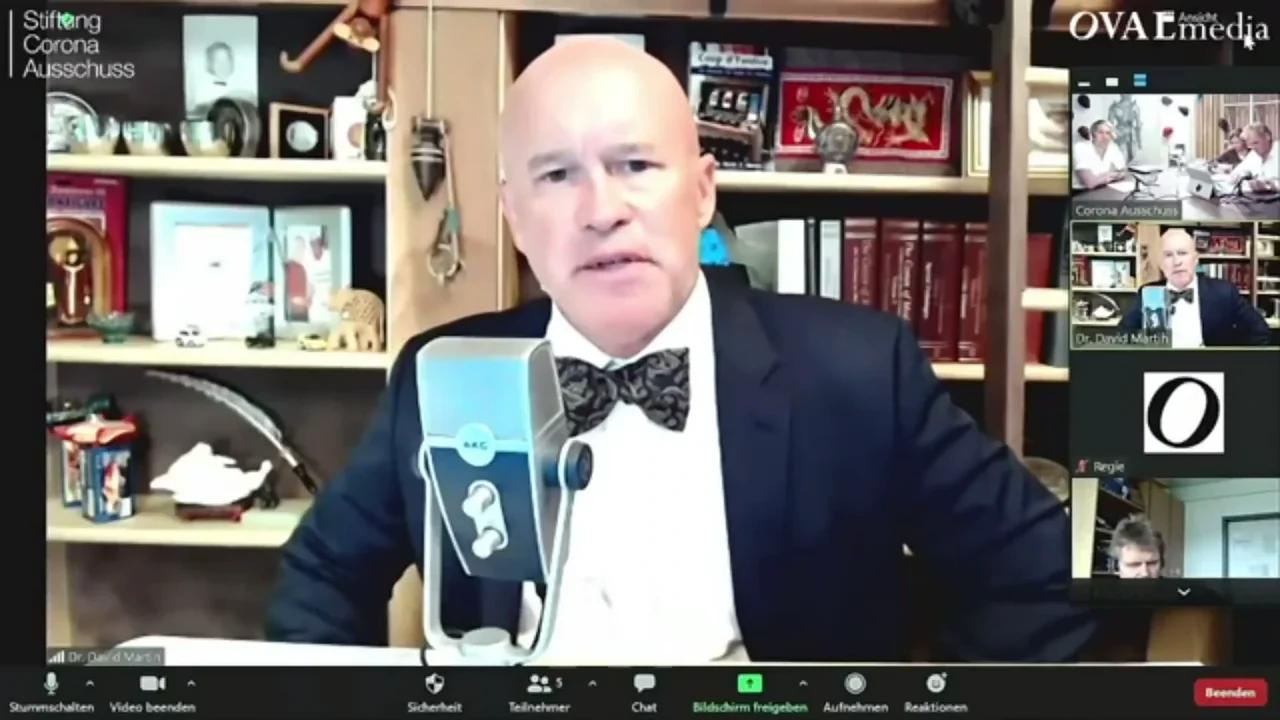 David E. Martin Testifies to German Corona Inquiry Committee -July 9th