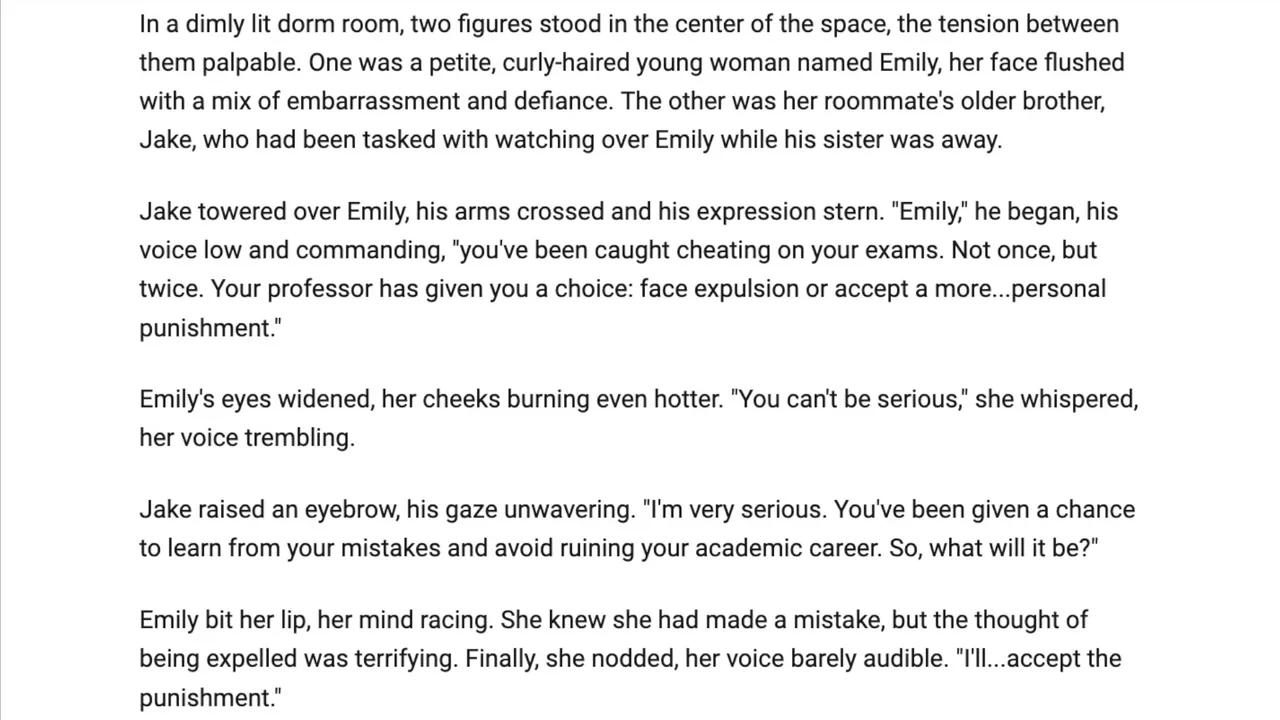 Emily and Jake: Cheaters Never Prosper